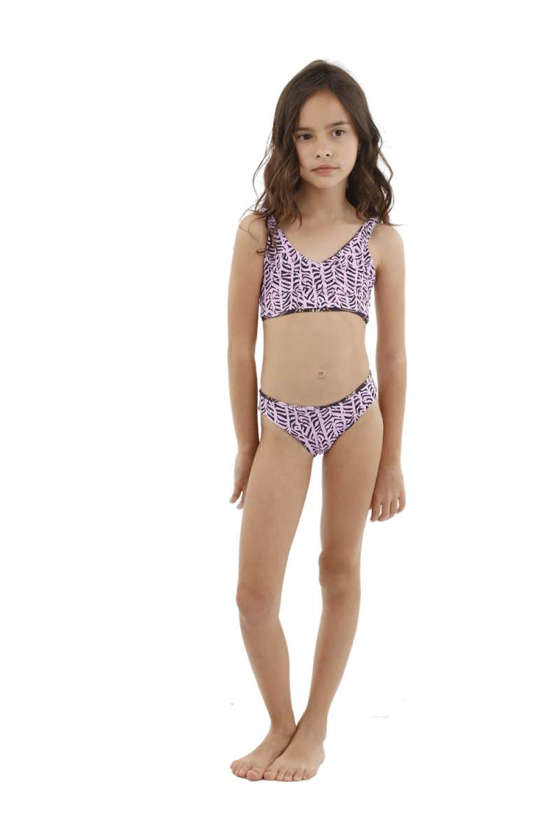 Bikini Niña Contrast Palm Loops Jazz Kid Set - K75179 - Malai – Vergara Collection