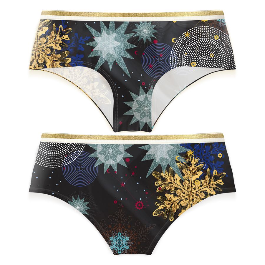 Panty Galaxia Negra Cachetero - Ropa Interior – Vergara Collection